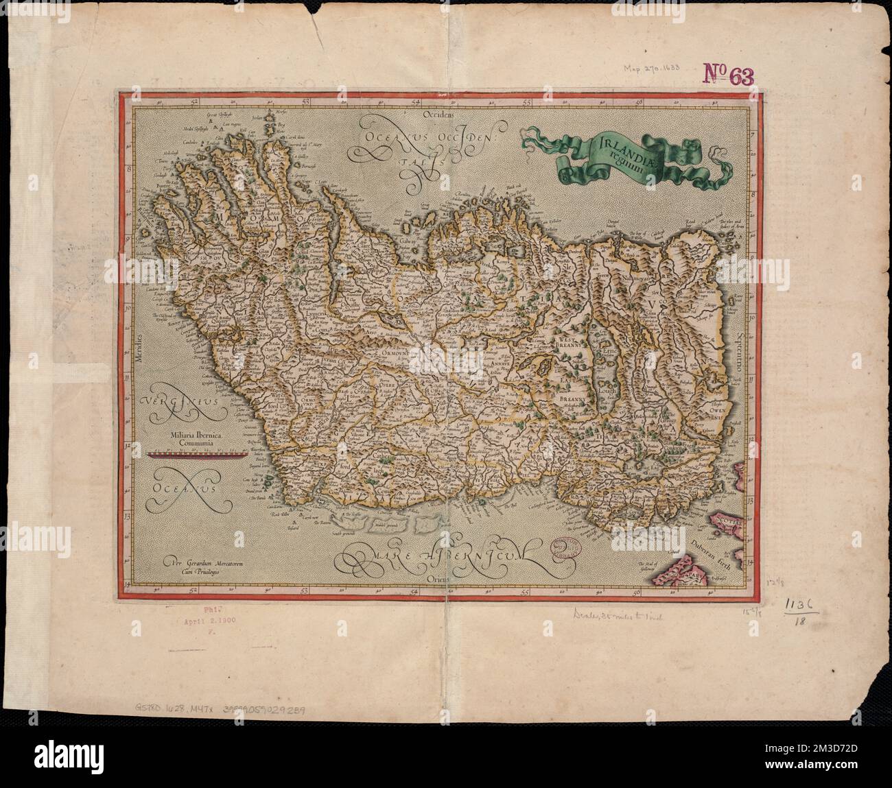 Irlandiæ regnum , Ireland, Maps, Early works to 1800 Norman B ...