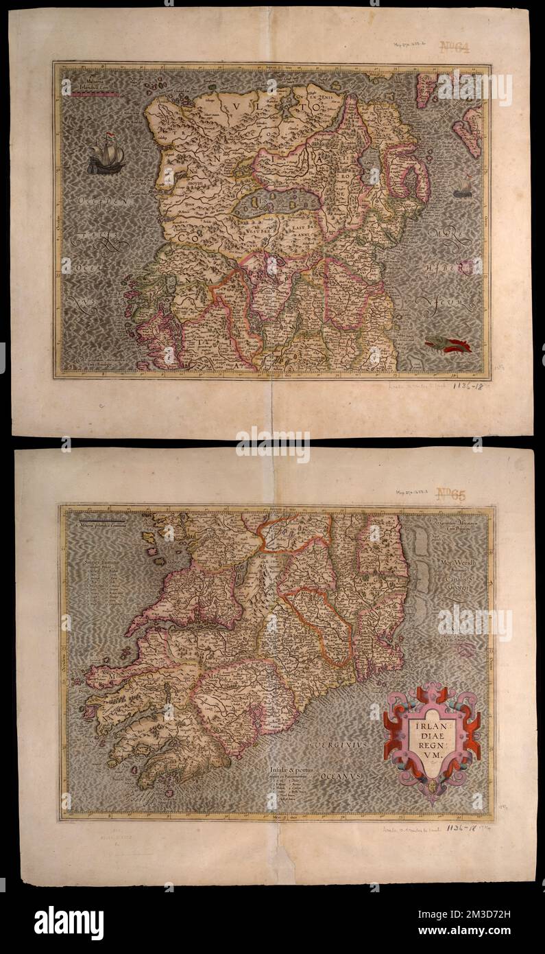 Irlandiae regnum , Ireland, Maps, Early works to 1800 Norman B ...