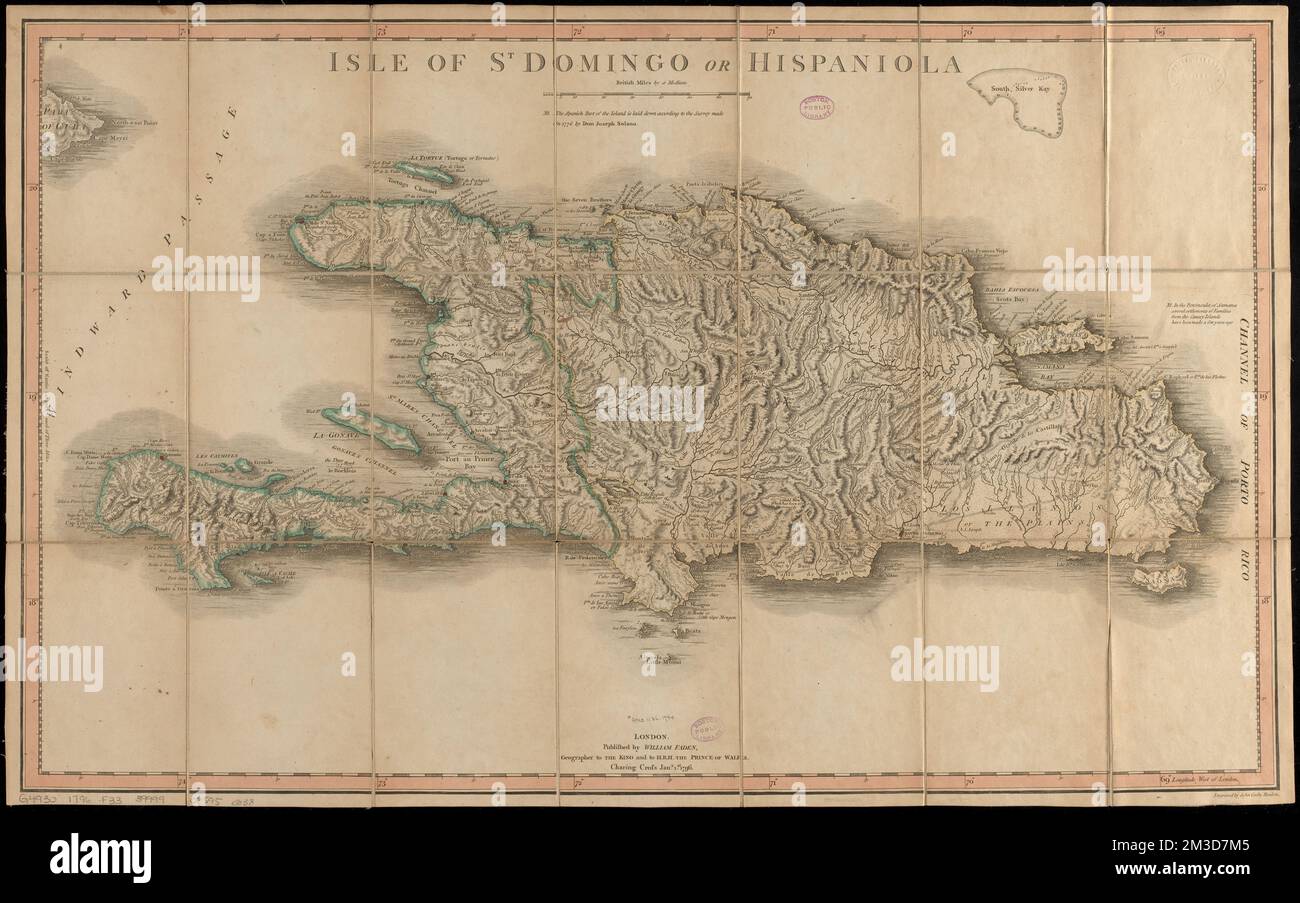 Isle of St. Domingo or Hispaniola , Hispaniola, Maps, Early works to ...