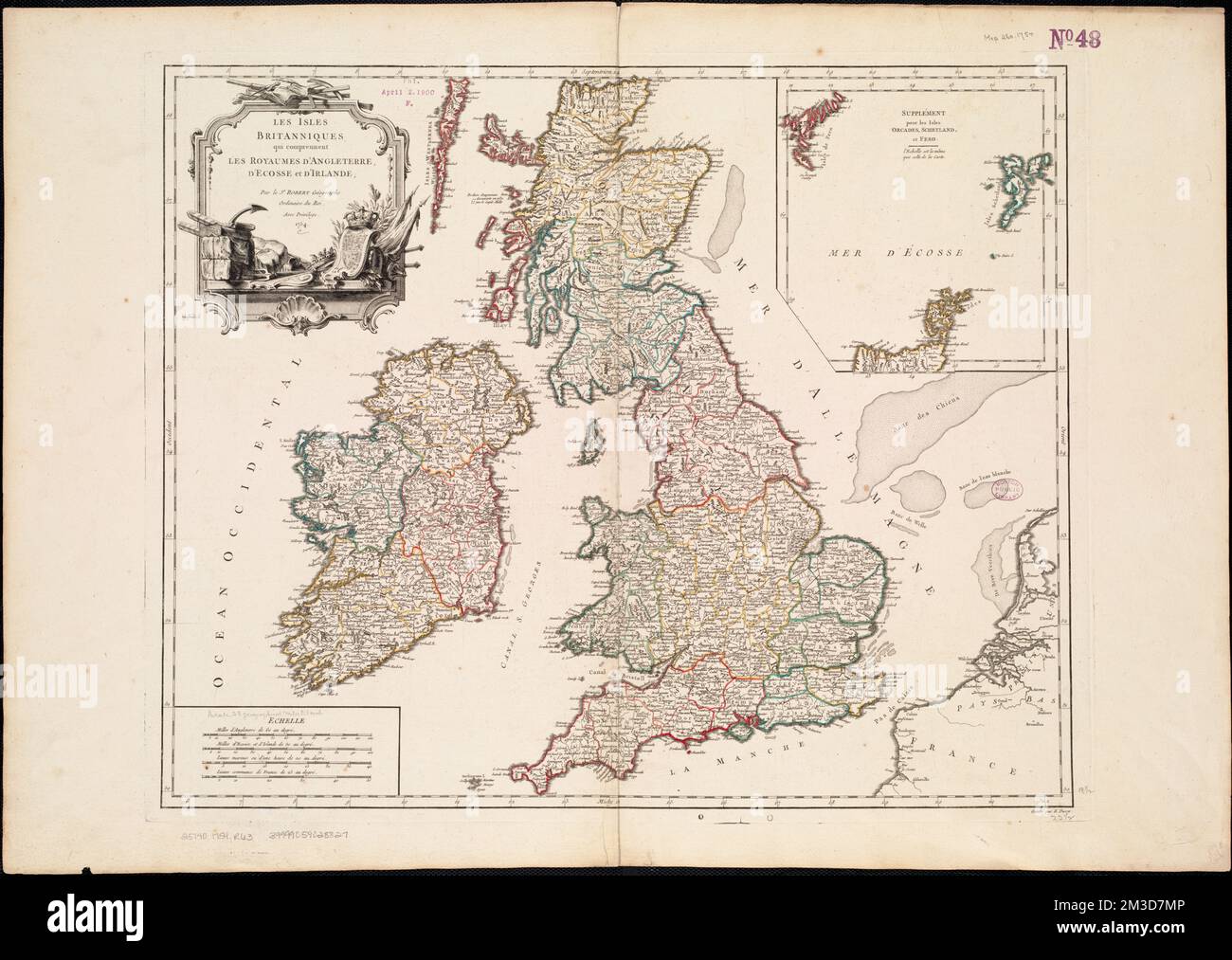 Les Isles Britanniques : qui comprennent les Royaumes d'Angleterre, d'Ecosse et d'Irlande ...