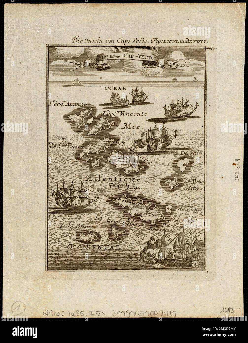 Isles Du Cap-Verd - Die Inseln von Capo Verde , Cape Verde, Maps, Early ...