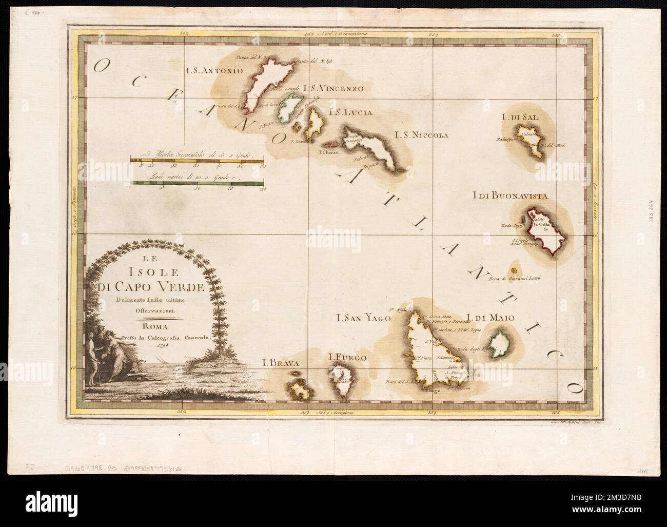 Maps of cape verde hi-res stock photography and images - Alamy