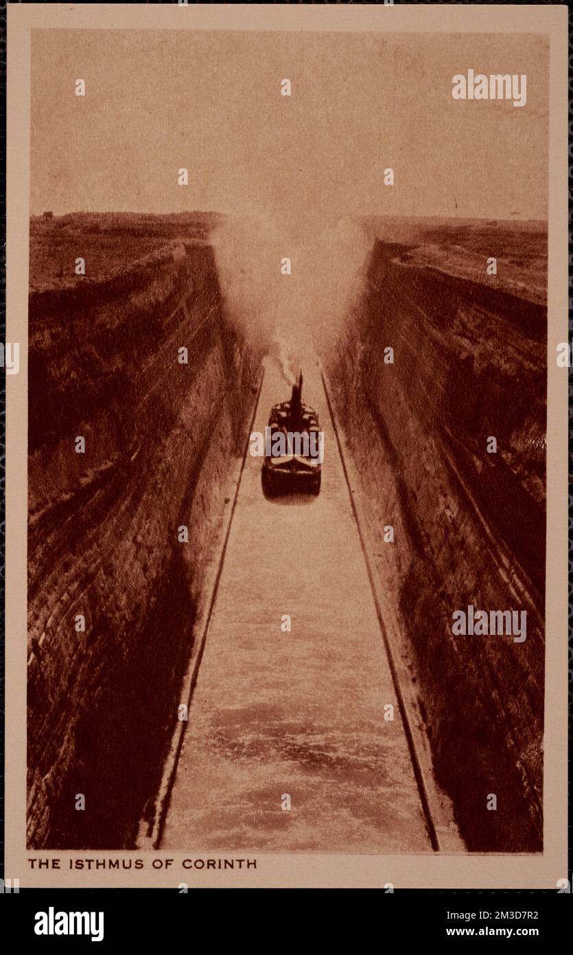 The Isthmus of Corinth , Canals, Ships. Nicholas Catsimpoolas ...