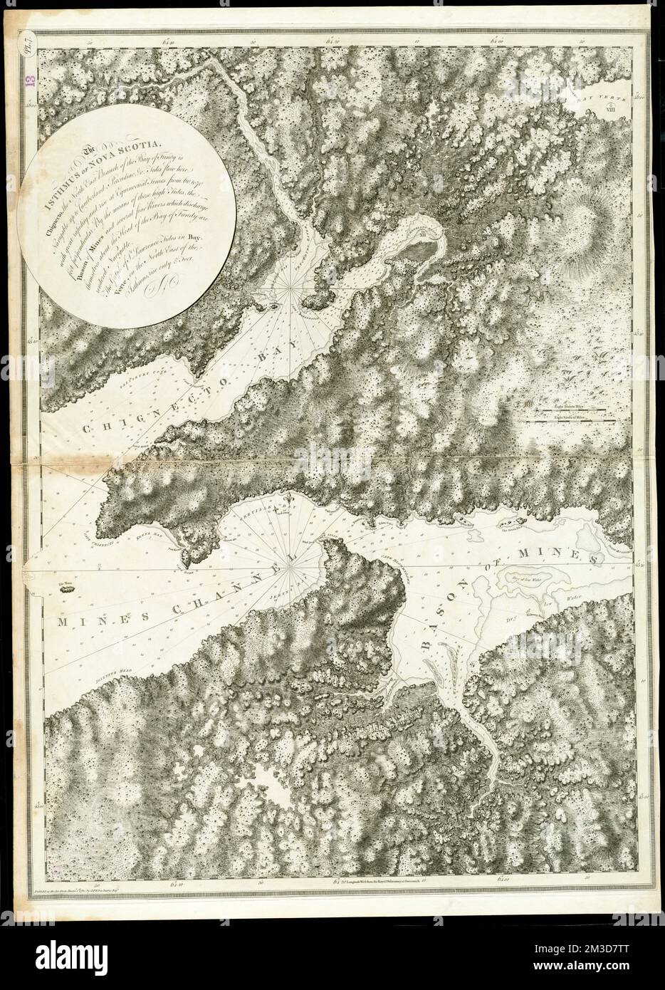 The isthmus of Nova Scotia , Nautical charts, Chignecto Bay N.B. and N ...