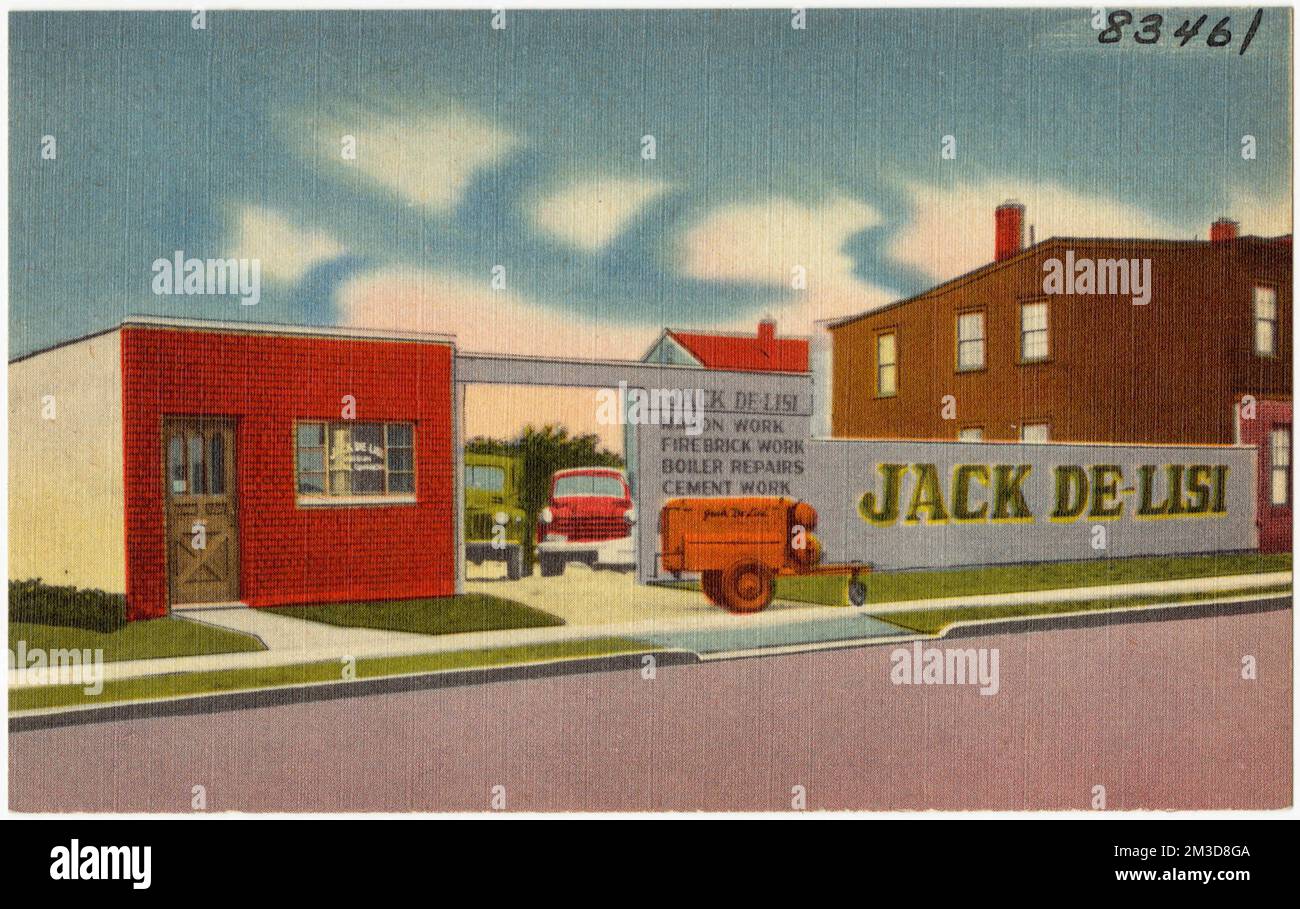Jack De-Lisi , Tichnor Brothers Collection, postcards of the United ...