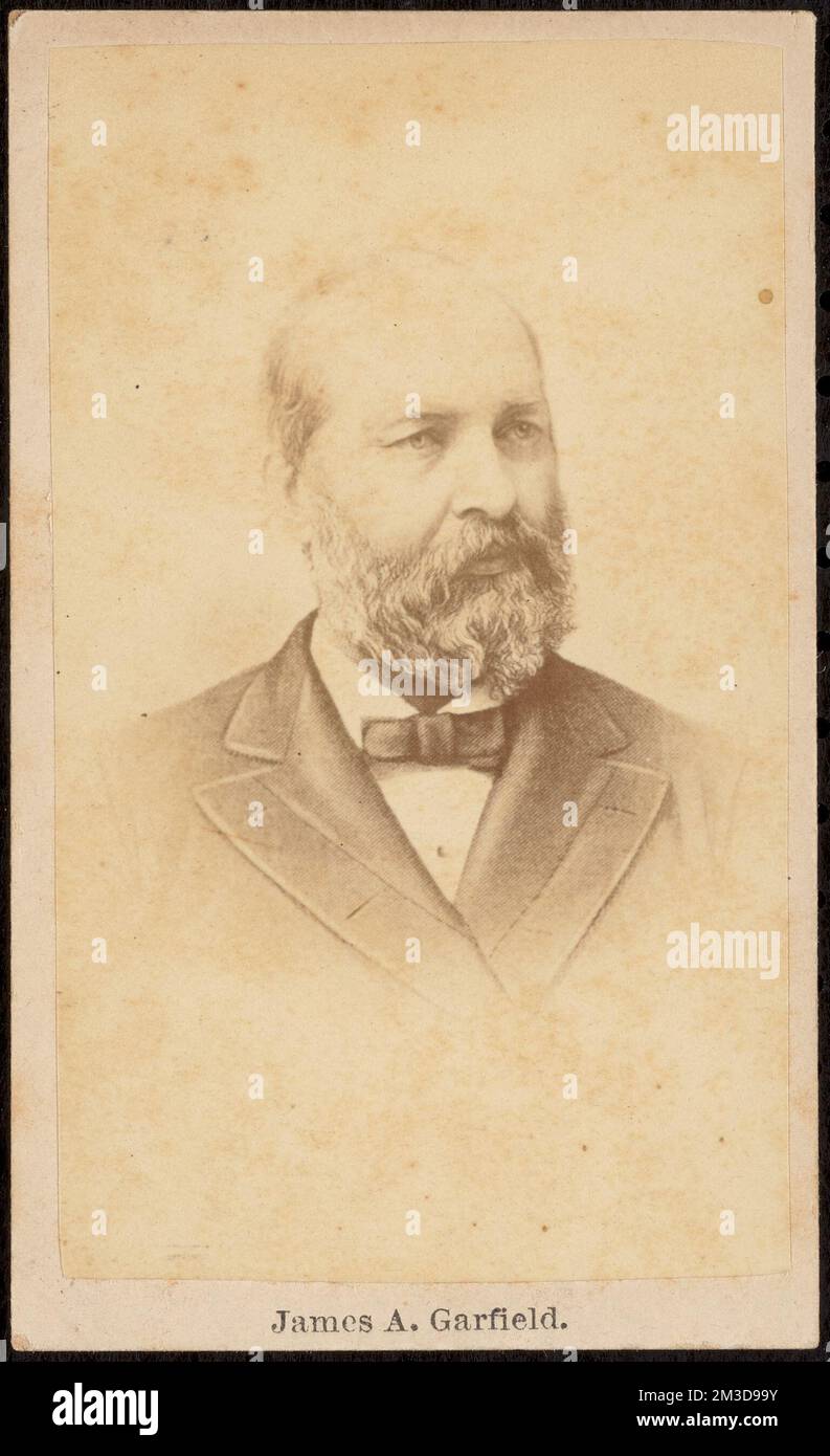 James A. Garfield , Presidents, Garfield, James A. James Abram, 1831-1881, Carte de Visite ...
