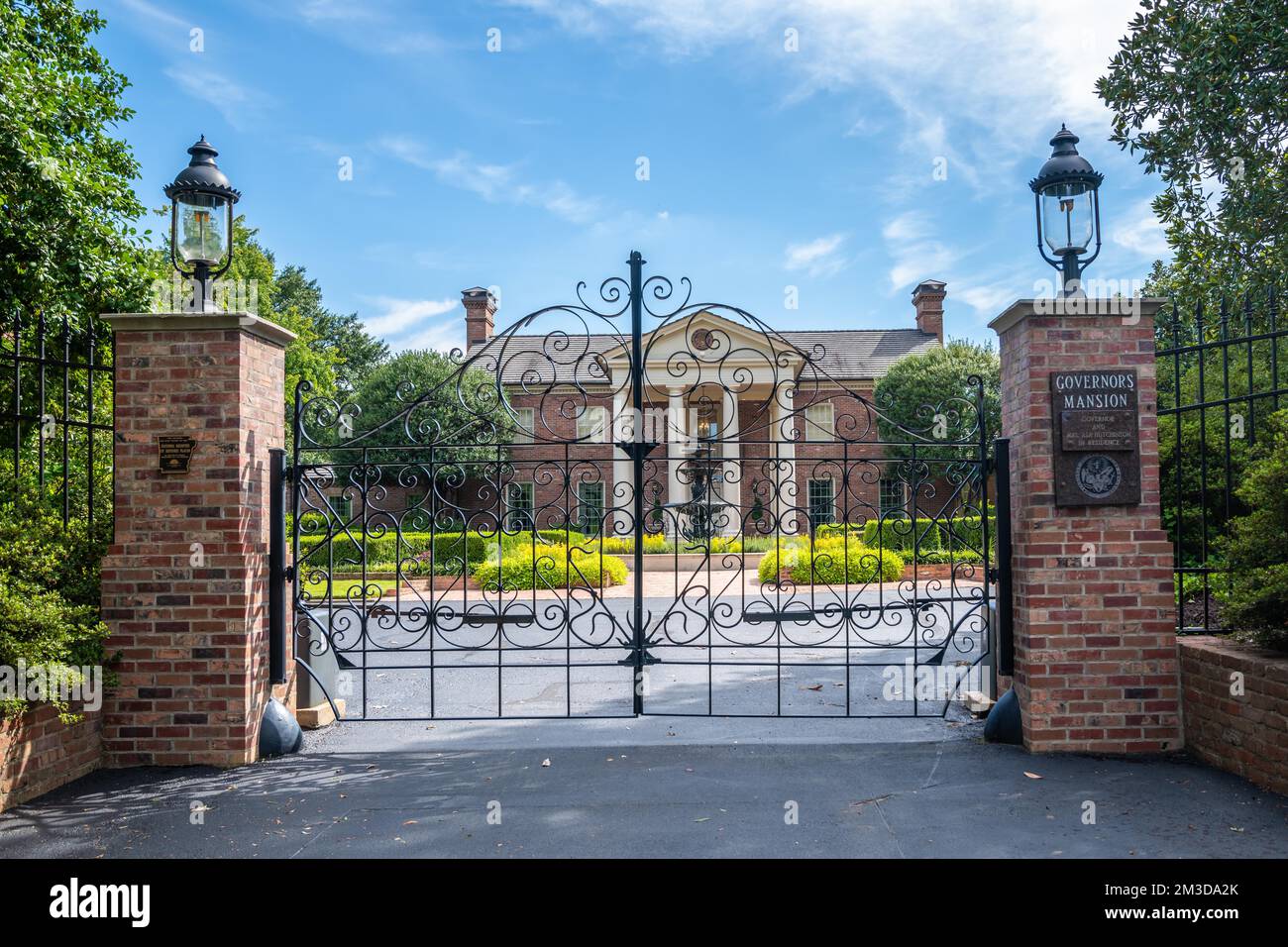 Little Rock, AR, USA - September 9, 2022: The Governor Mansion in ...