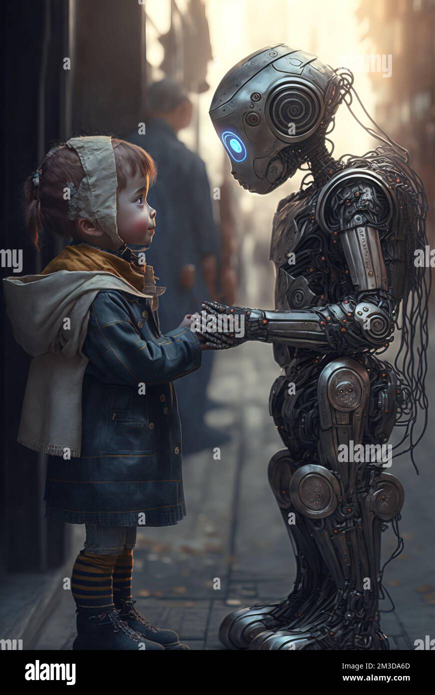 Humans and robots hi-res stock photography and images - Alamy