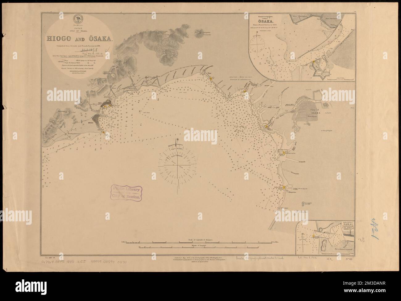 Japan, Gulf of Ösaka, Hiogo and Ösaka : compiled from British and ...