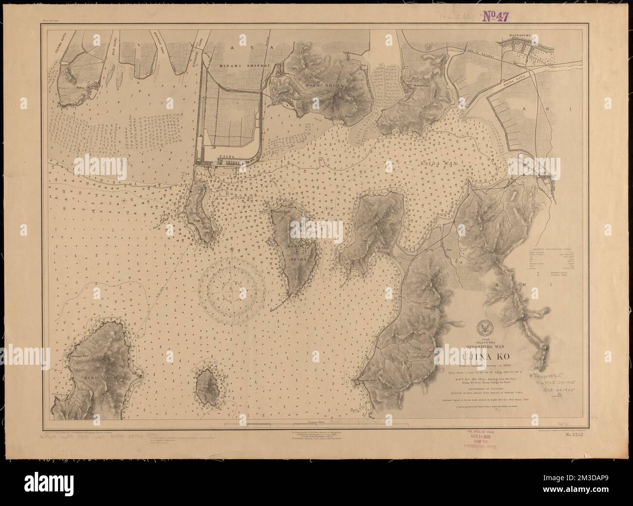 Japan, Inland Sea, Hiroshima Wan, Ujina Ko : from a Japanese survey in ...