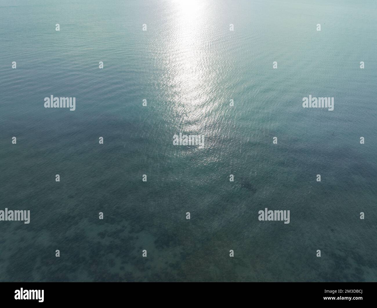 Top view of green sea surface, Shot in the open sea from above,Amazing ...