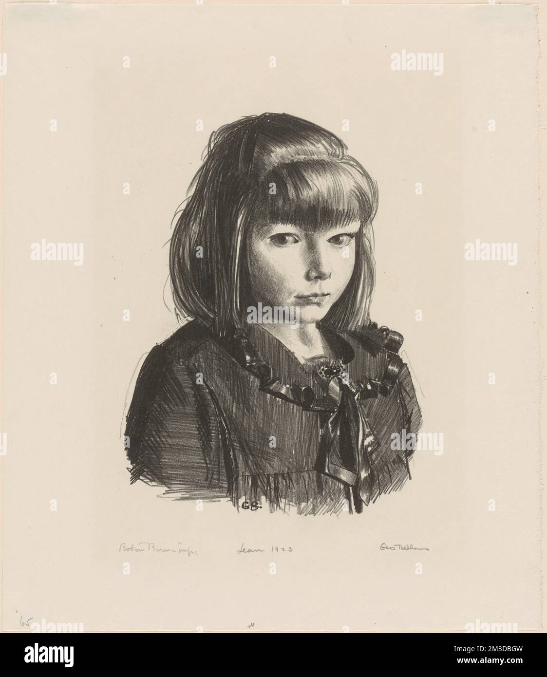 Jean 1923 , Daughters. George Bellows (1882-1925). Prints and Drawings ...