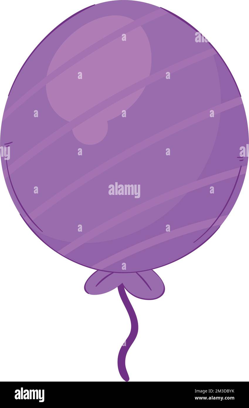 purple balloon helium floating icon Stock Vector Image & Art - Alamy
