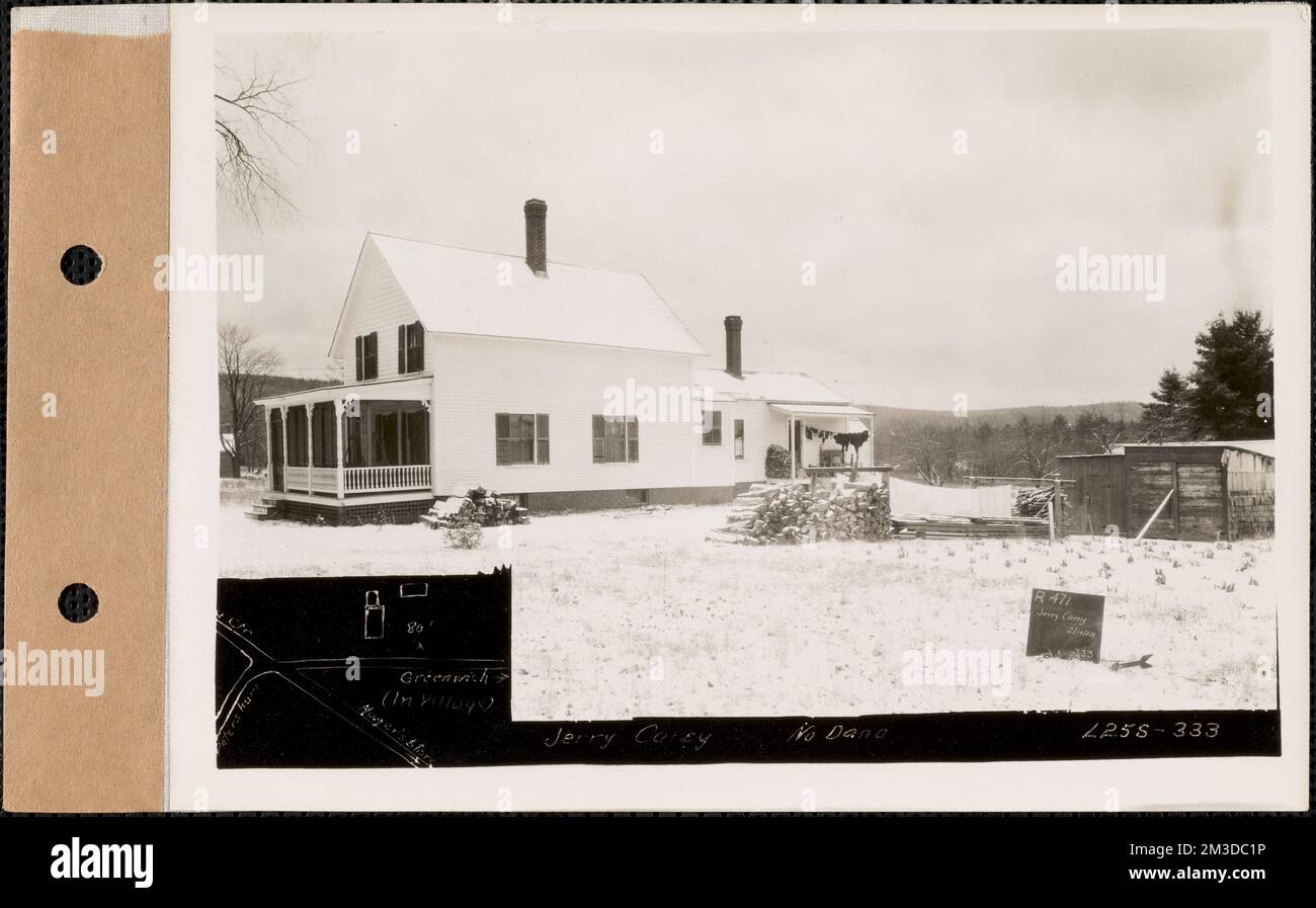 Jerry Carey, house, etc., North Dana, Dana, Mass., Feb. 10, 1928 ...