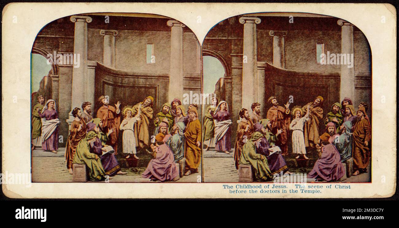 Jesus before the doctors , Biblical events, Jesus Christ Stock Photo ...