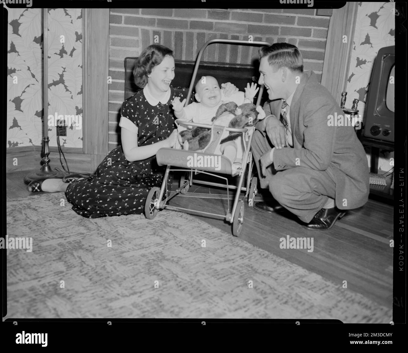 Jimmy and Barbara Amos and baby Jimmy Jr. , Infants, Strollers Baby ...
