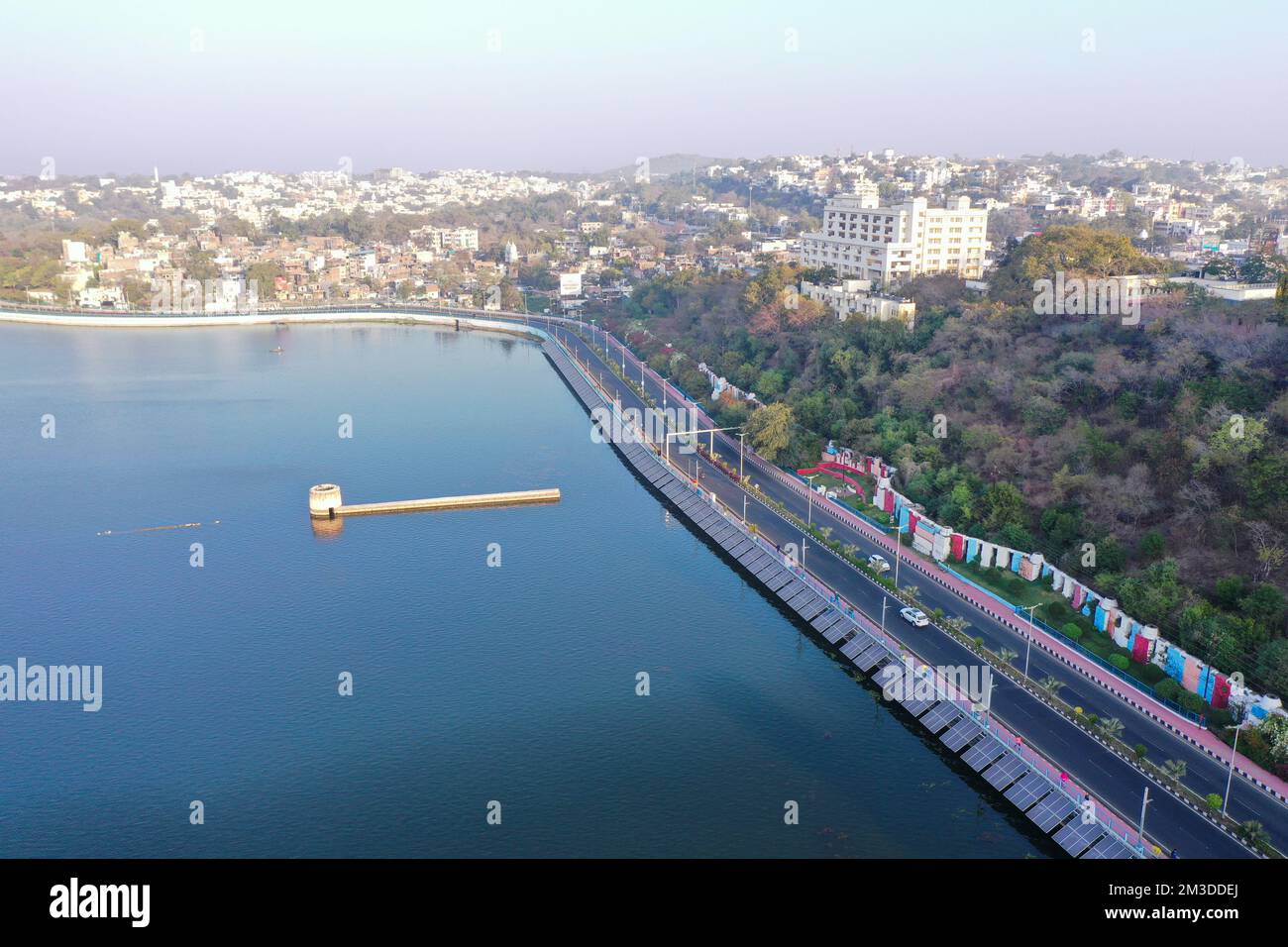 Aerial View of the VIP Road Located at Bhopal India Stock Photo - Alamy