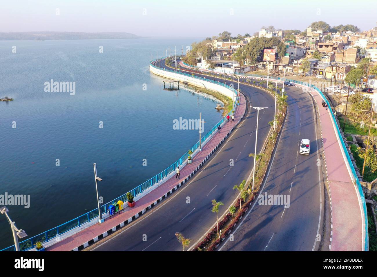 Aerial View of the VIP Road Located at Bhopal India Stock Photo - Alamy