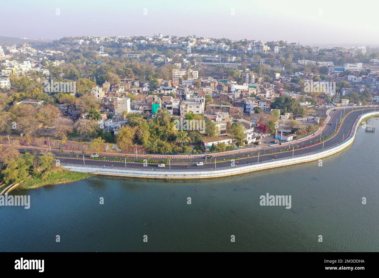 Aerial View of the VIP Road Located at Bhopal India Stock Photo - Alamy