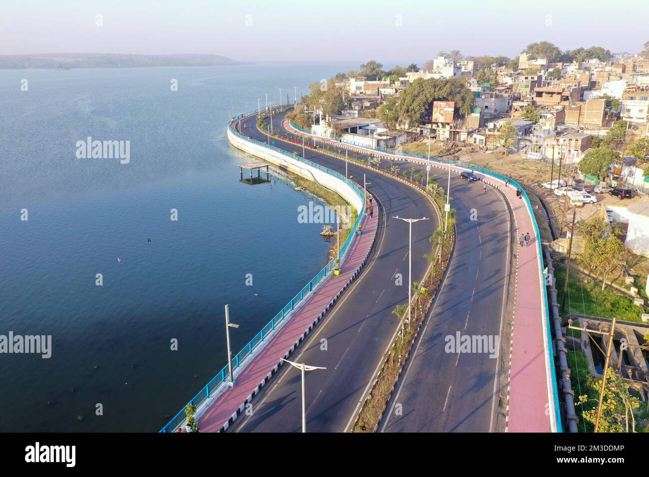 Aerial View of the VIP Road Located at Bhopal India Stock Photo - Alamy