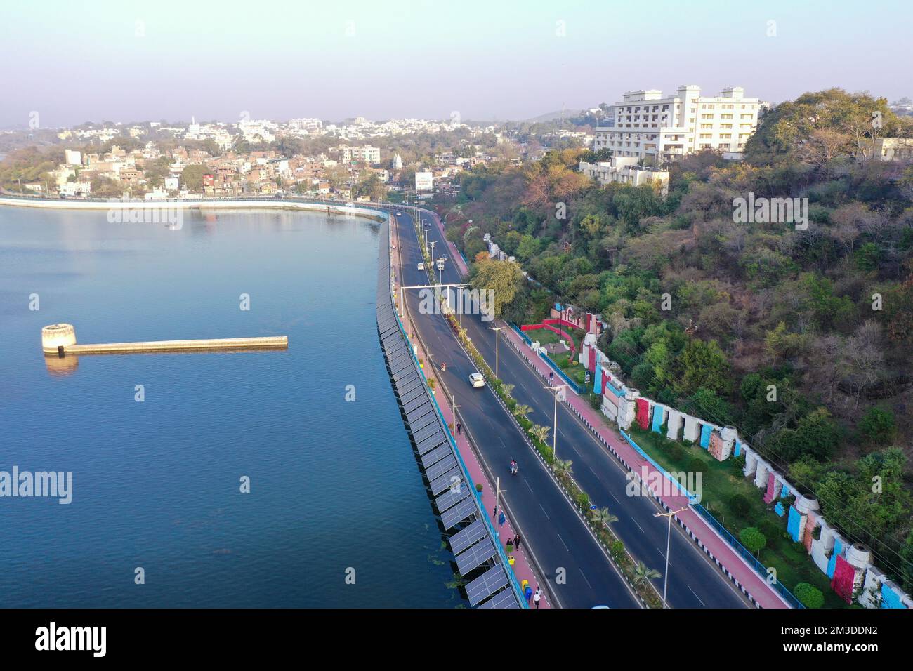 Aerial View of the VIP Road Located at Bhopal India Stock Photo - Alamy