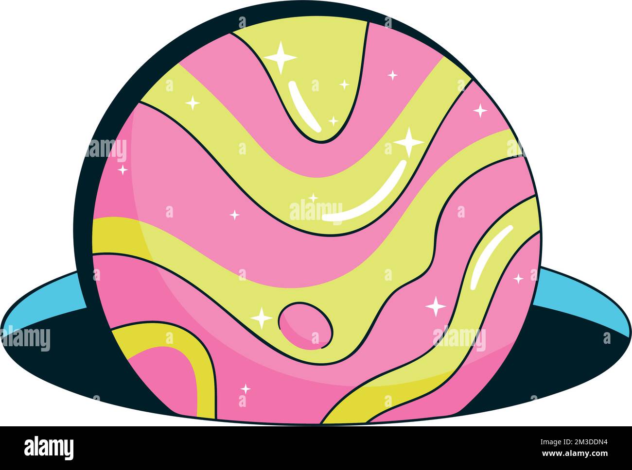 sphere in hole psychedelic style icon Stock Vector Image & Art - Alamy