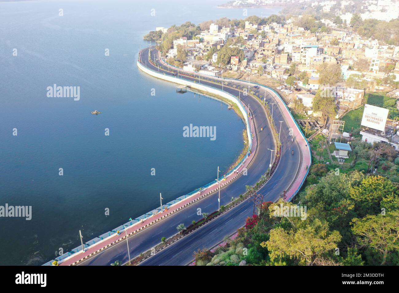 Aerial View of the VIP Road Located at Bhopal India Stock Photo - Alamy