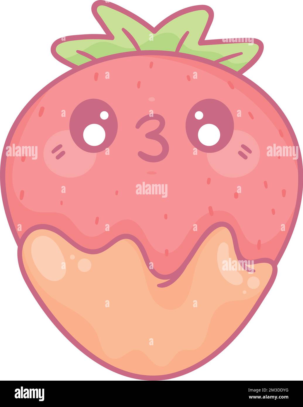 sweet strawberry kawaii cute character Stock Vector Image & Art - Alamy