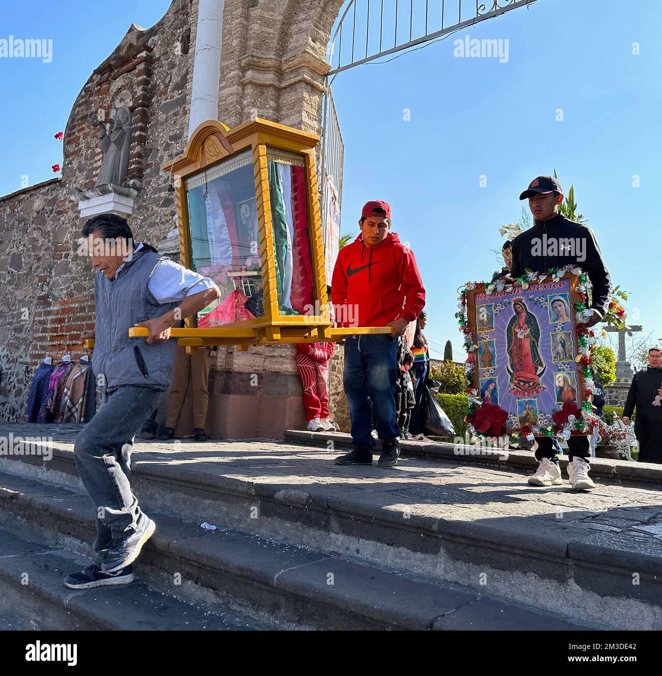 Cholula, Puebla, USA. 10th Dec, 2022. Tributes to Maria (our Our Lady ...