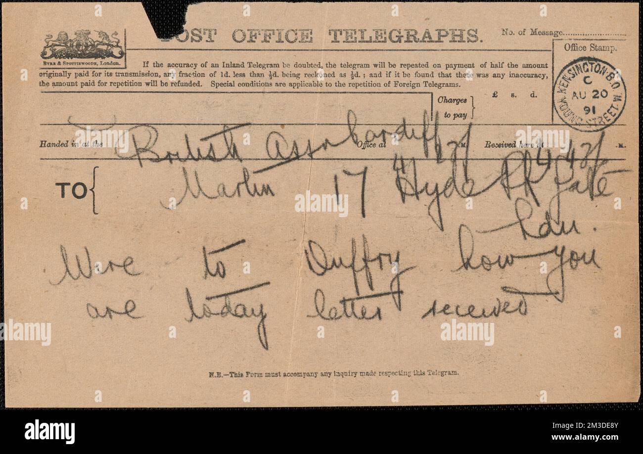 20 1891 hi-res stock photography and images - Alamy