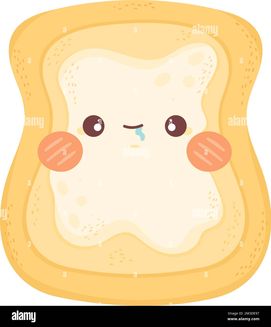 fresh bread kawaii comic character Stock Vector Image & Art - Alamy