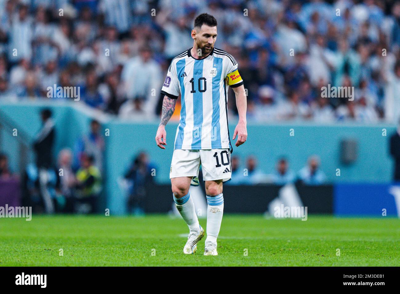 LUSAIL, QATAR - DECEMBER 13: Argentina forward Lionel Messi during the ...