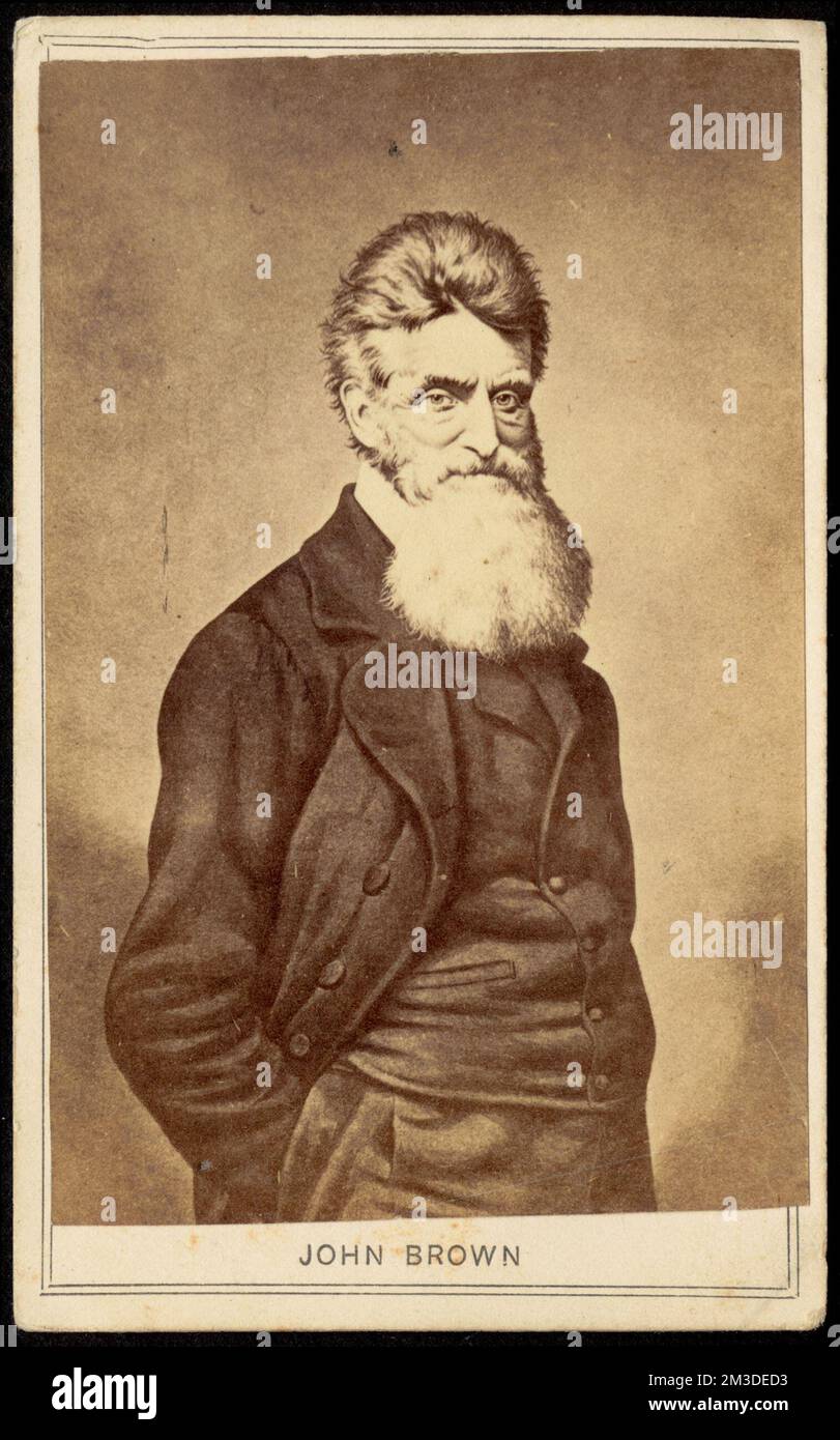 John Brown , Abolitionists, Brown, John, 1800-1859, Carte de Visite ...