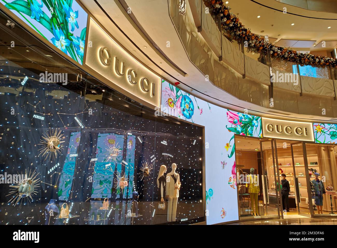 SHANGHAI, CHINA - DECEMBER 14, 2022 - A GUCCI store is seen in Shanghai ...