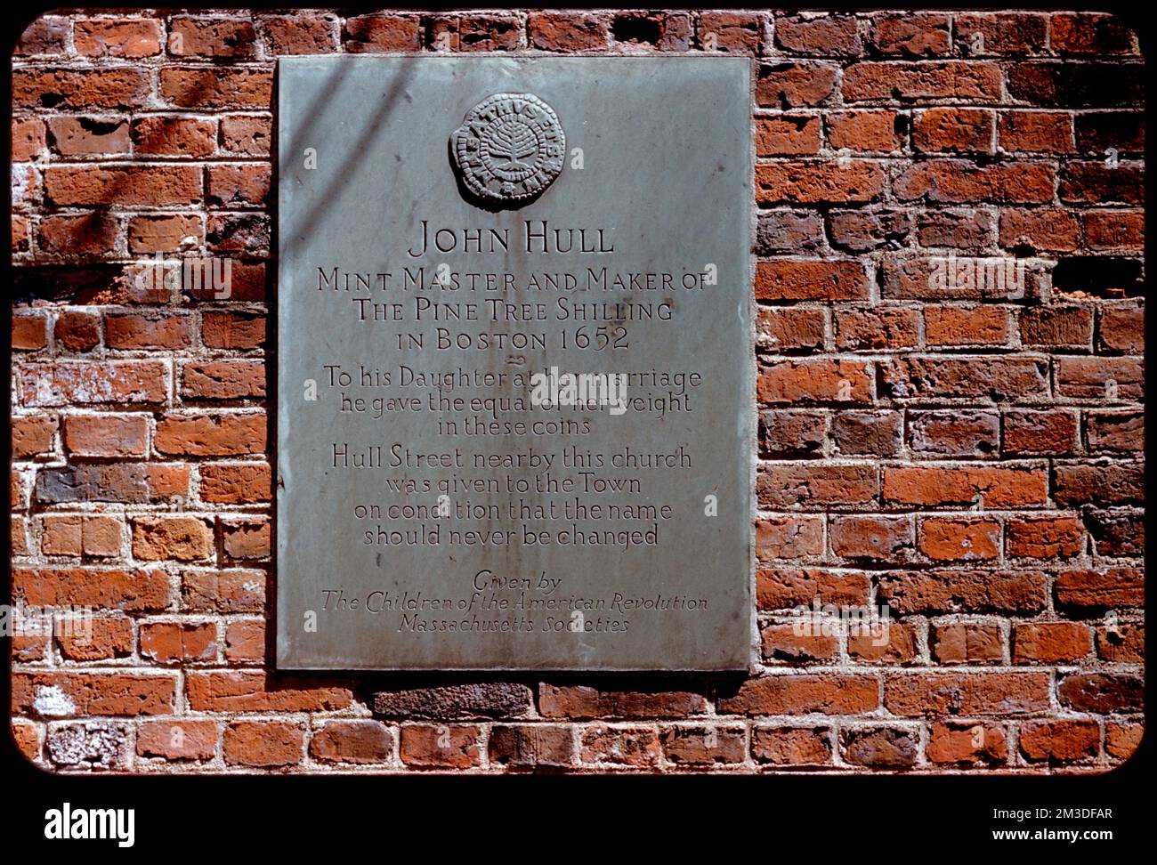 John Hull tablet, Old North Church , Historical markers, Plaques, Hull ...