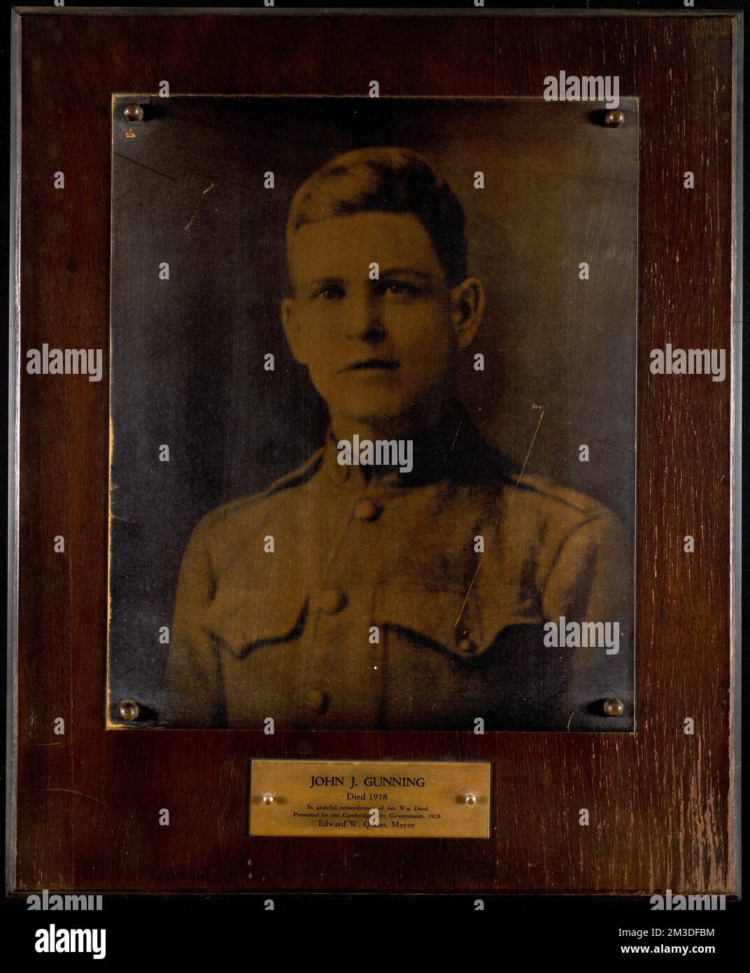 John J. Gunning, died 1918 , Soldiers, World War, 1914-1918 Stock Photo ...