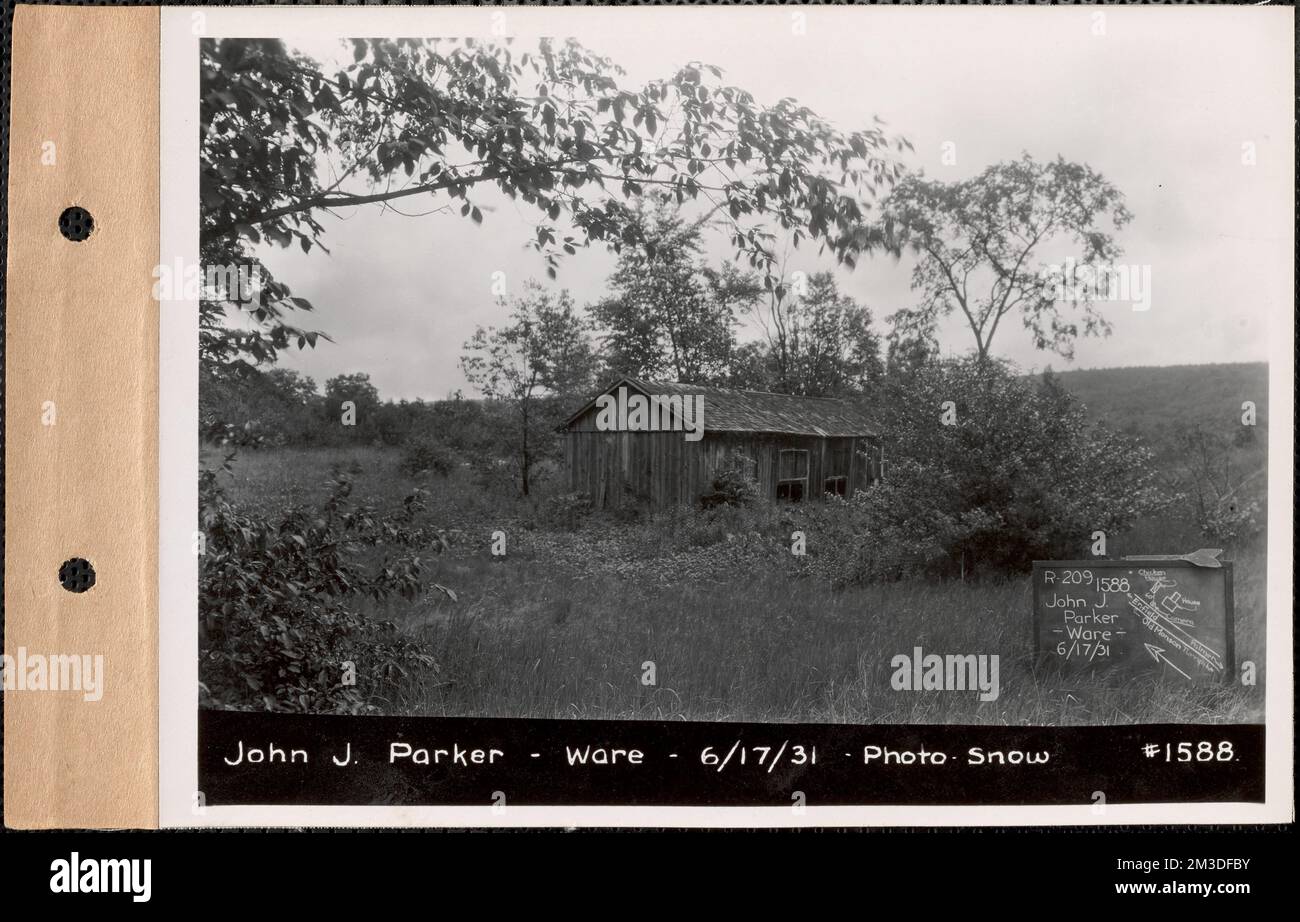 John J. Parker, chicken house, Ware, Mass., June 17, 1931 : Parcel no ...