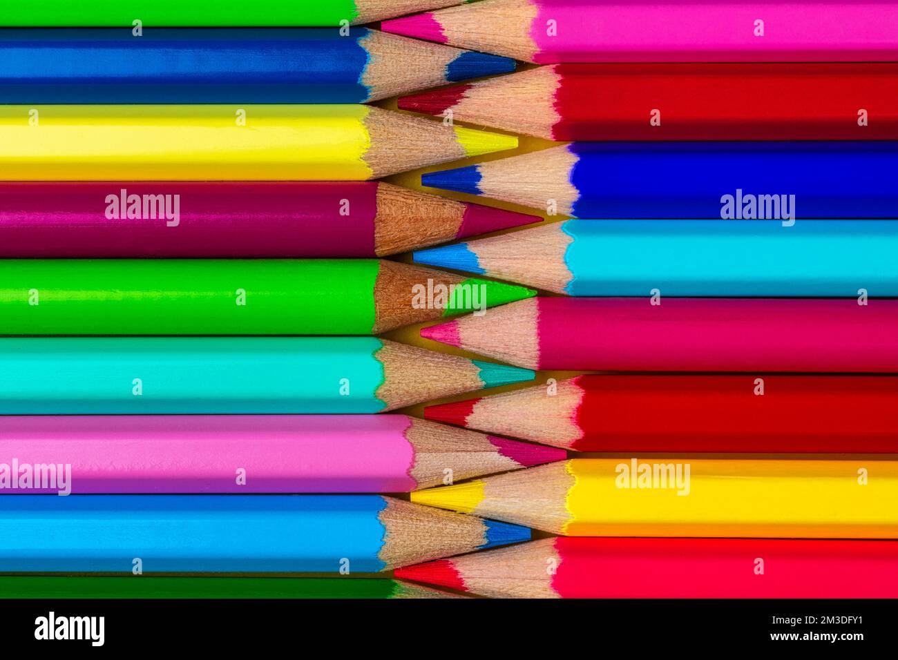 Graphic Colored Pencils Stock Photo - Alamy