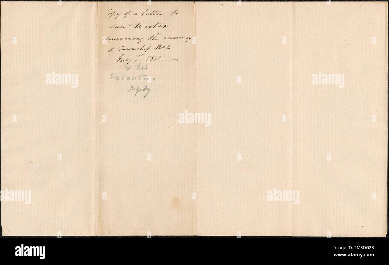 John Read and Peleg Coffin to Samuel Weston, 1 July 1802 , Public land ...