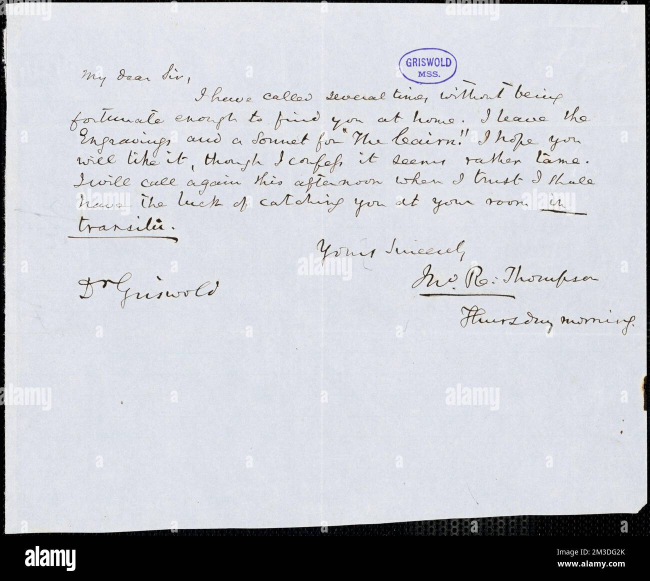 John reuben thompson hi-res stock photography and images - Alamy