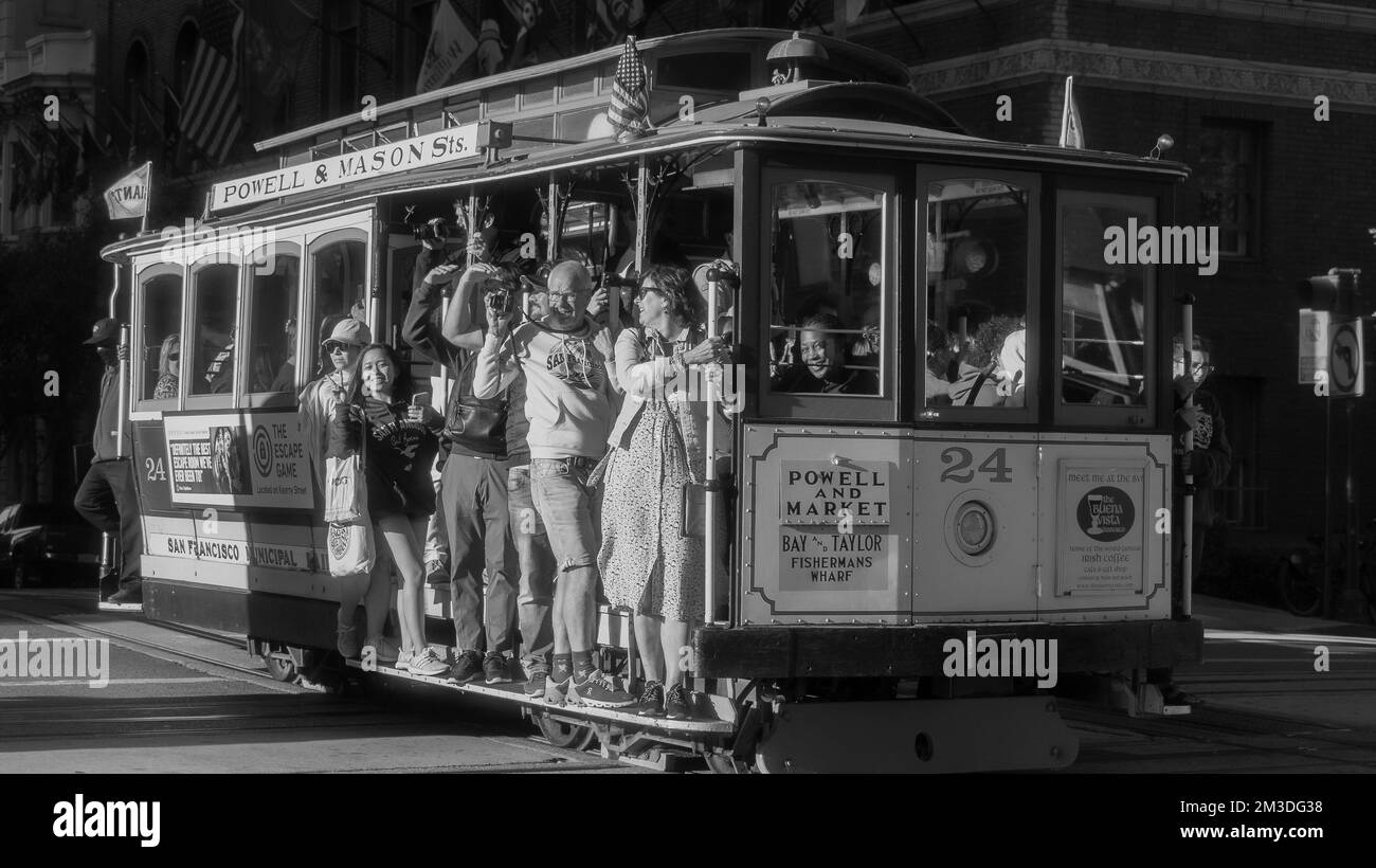 San francisco historic photo cable car hi-res stock photography and ...