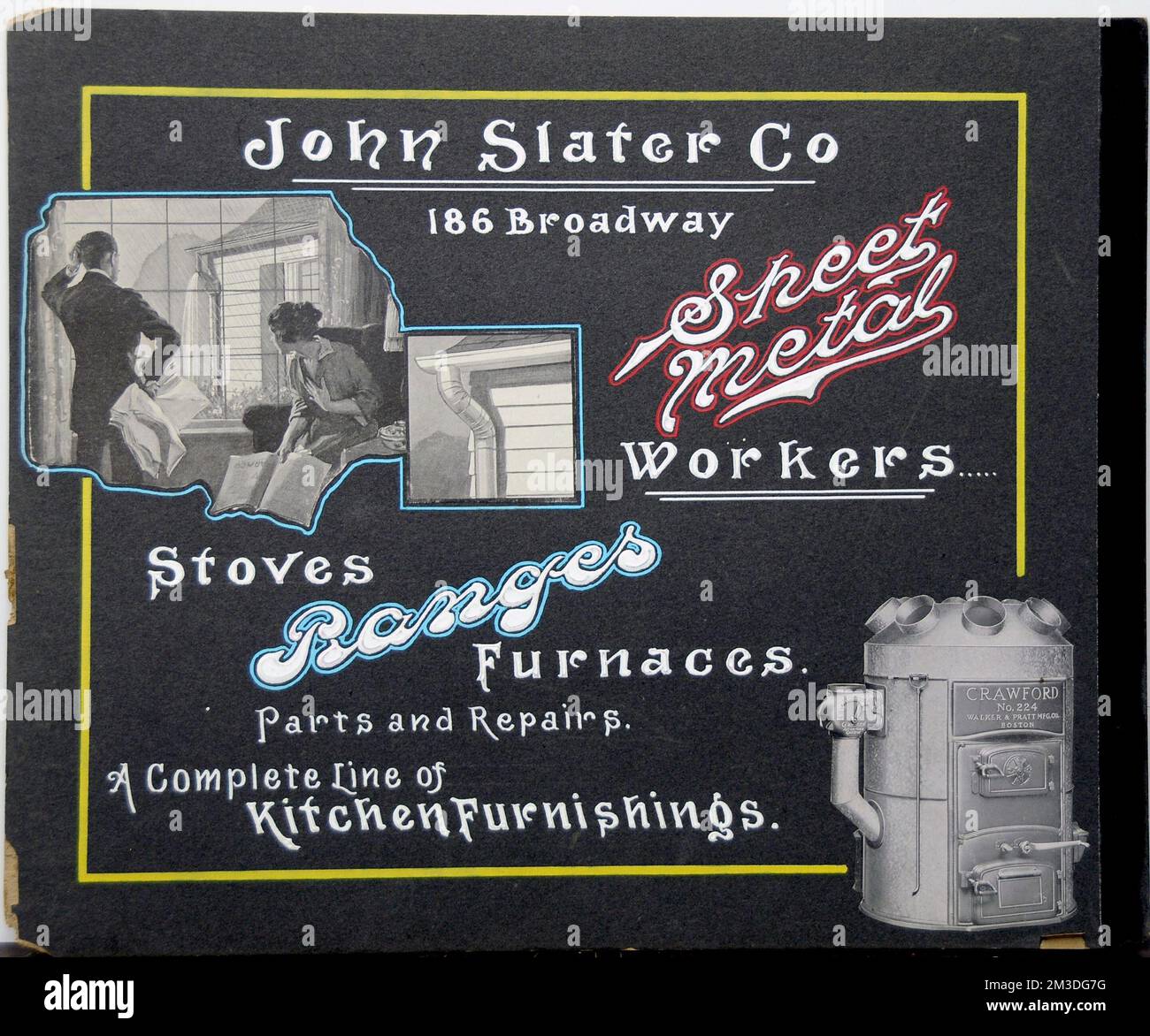 John Slater Co. sheet metal workers 186 Broadway , Metalwork ...