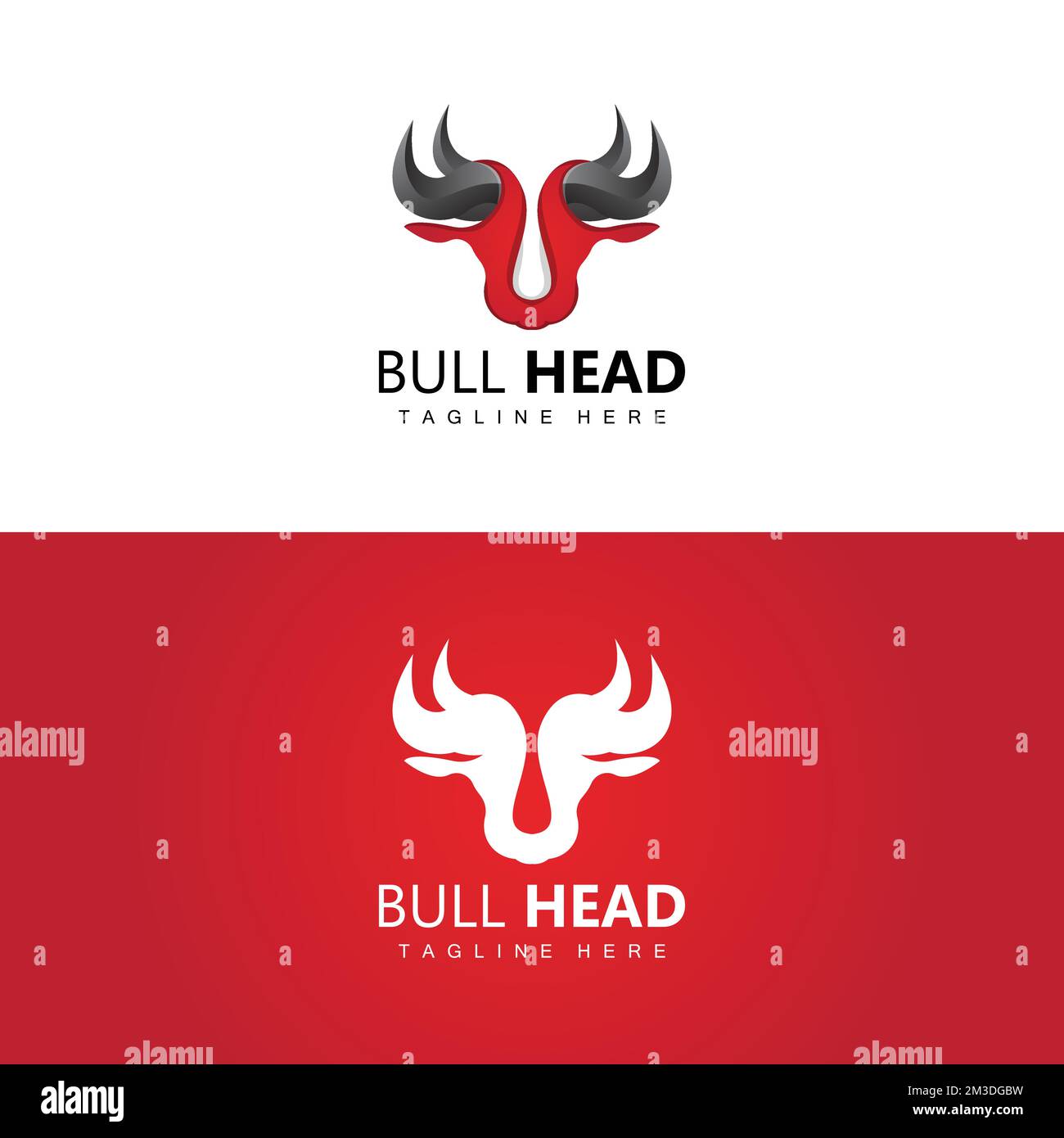 Bull Head Logo, Farm Animal Vector, Livestock Illustration, Company ...