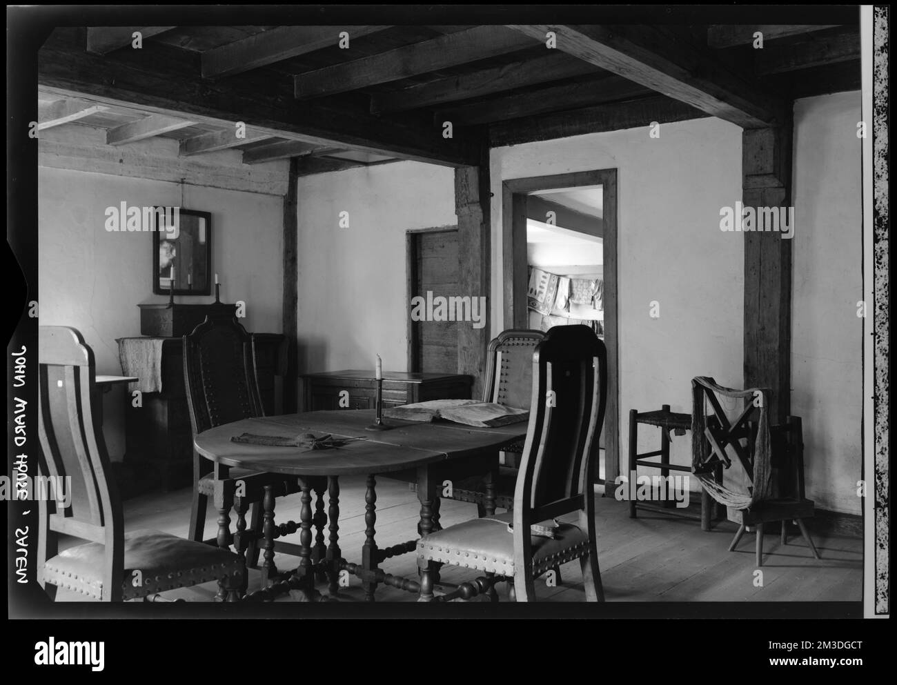 John Ward House, interior , Architectural elements, Rooms & spaces ...