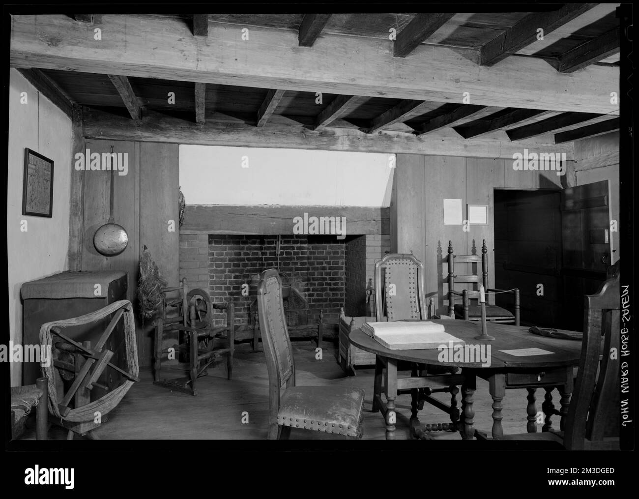 John Ward House, interior , Architectural elements, Rooms & spaces ...