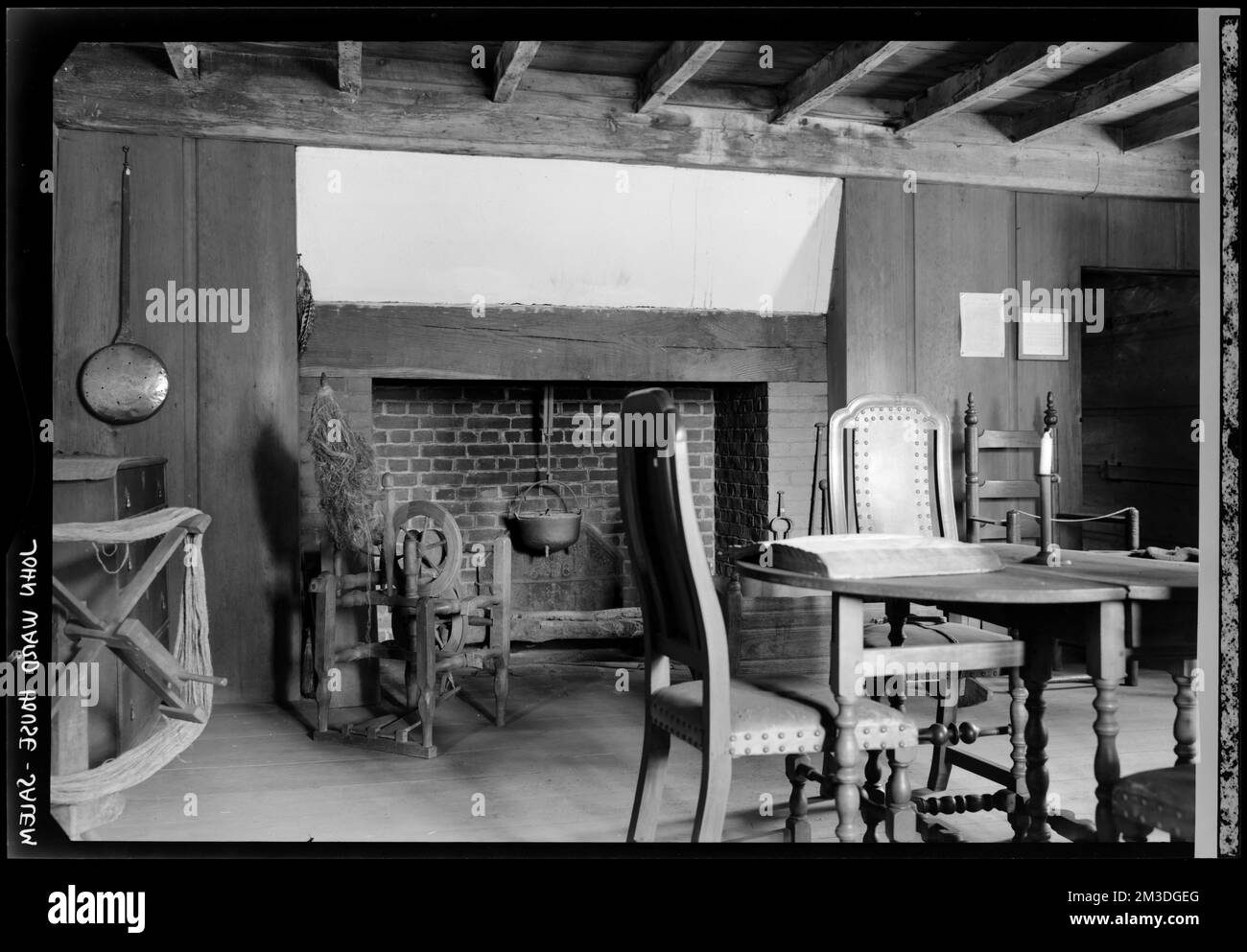 John Ward House, interior , Architectural elements, Rooms & spaces ...