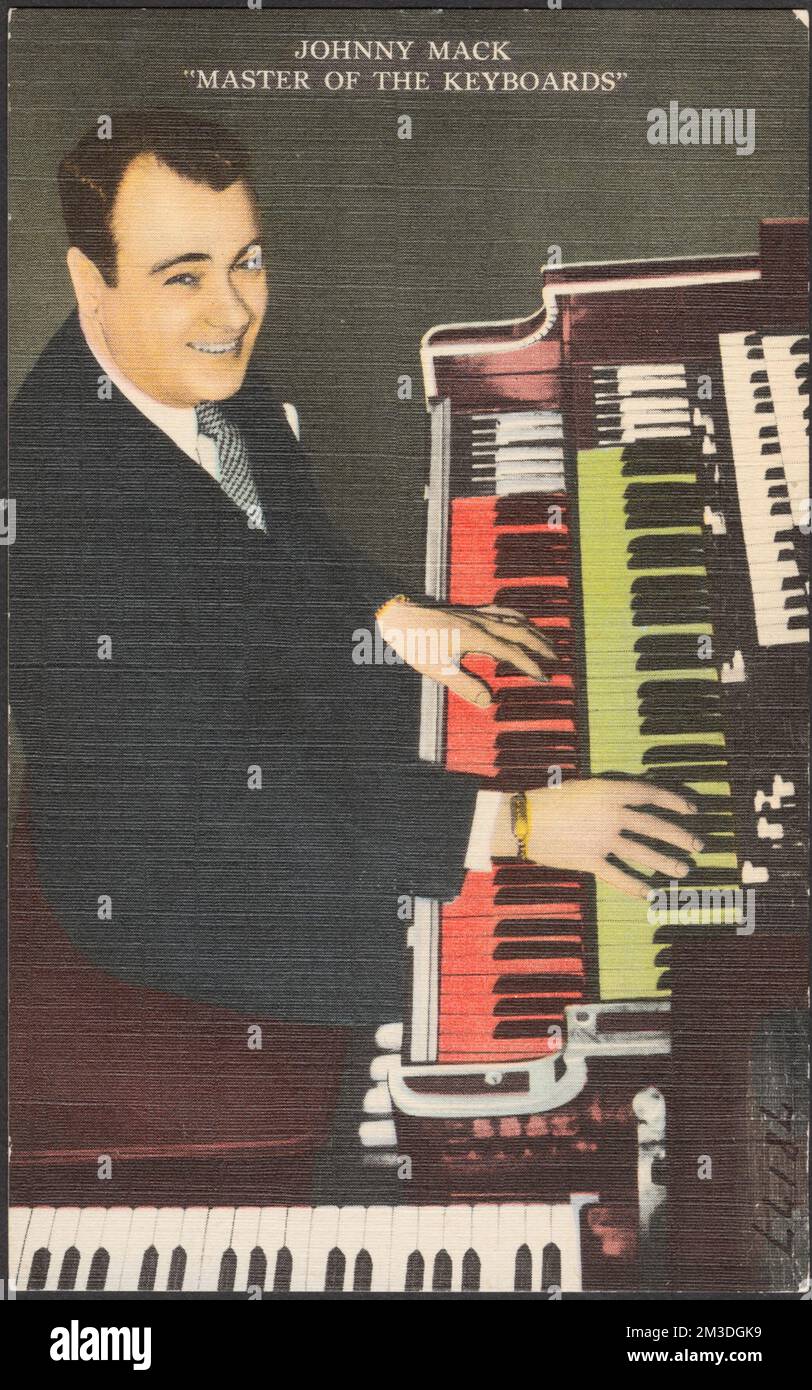 Johnny Mack, 'Master of the Keyboards' , Musicians, Tichnor Brothers ...