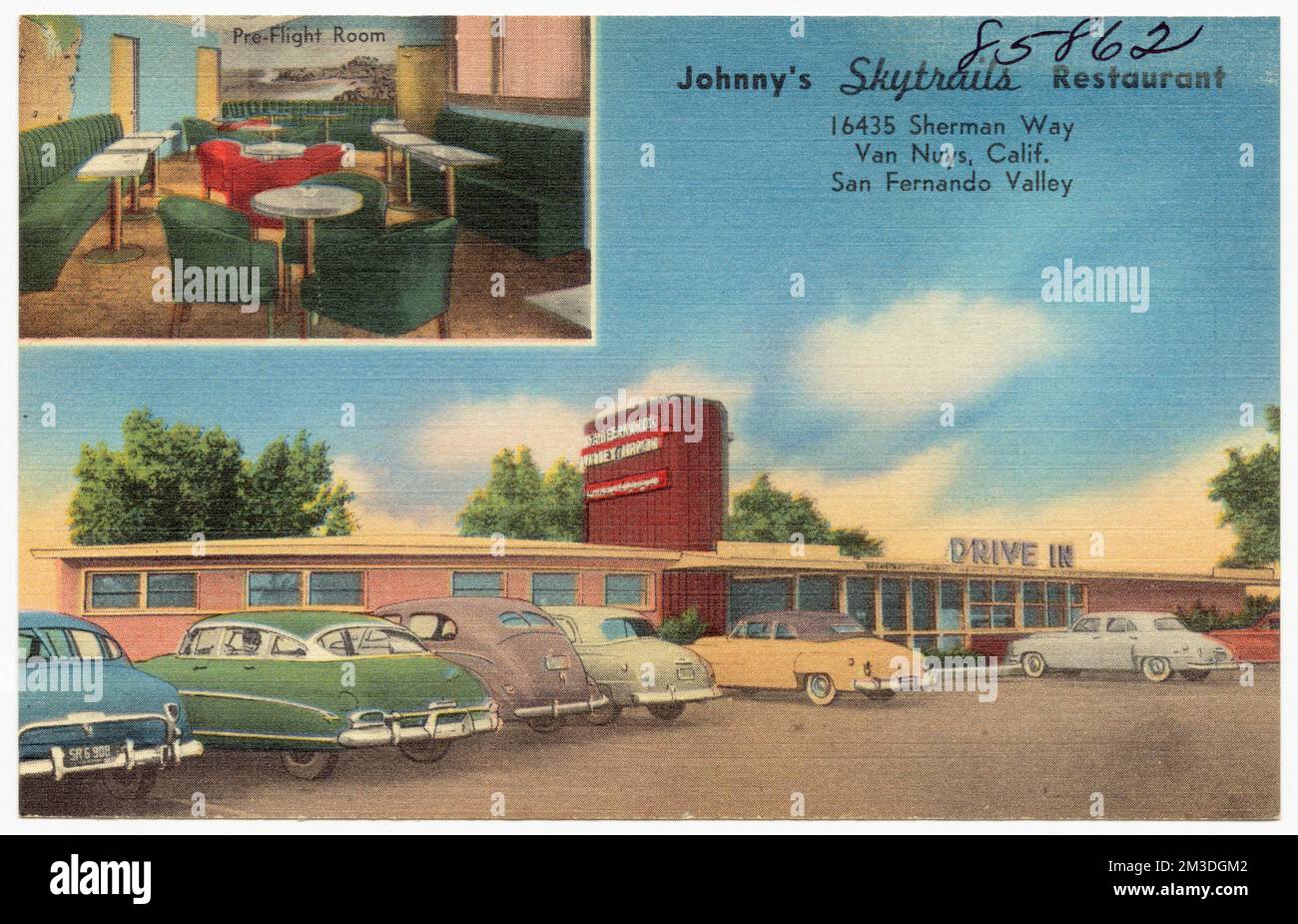 Johnny's Skytrails Restaurant, 16435 Sherman Way, Van Nuys, Calif., San ...