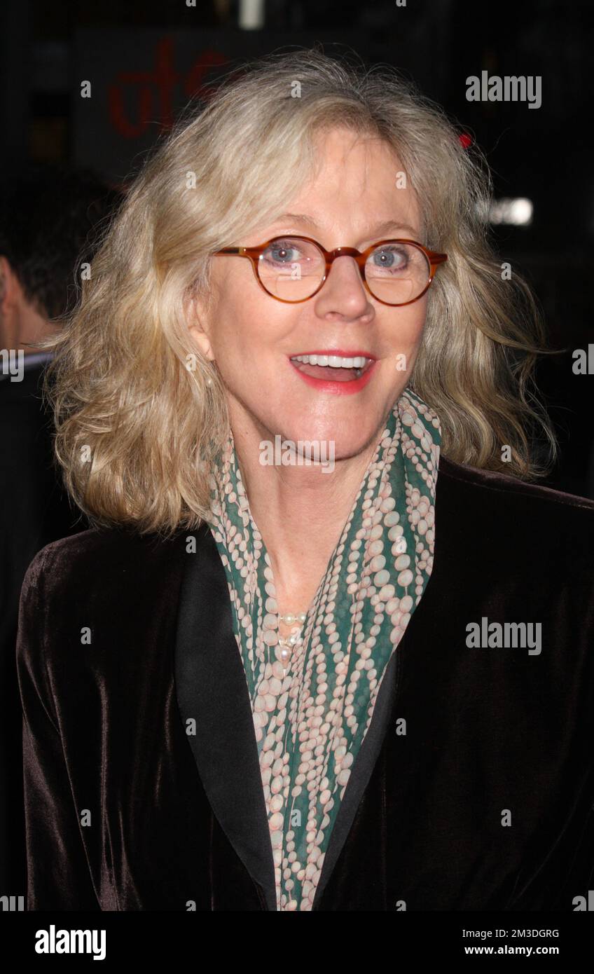 Blythe Danner attends the opening night performance of "The Glass ...