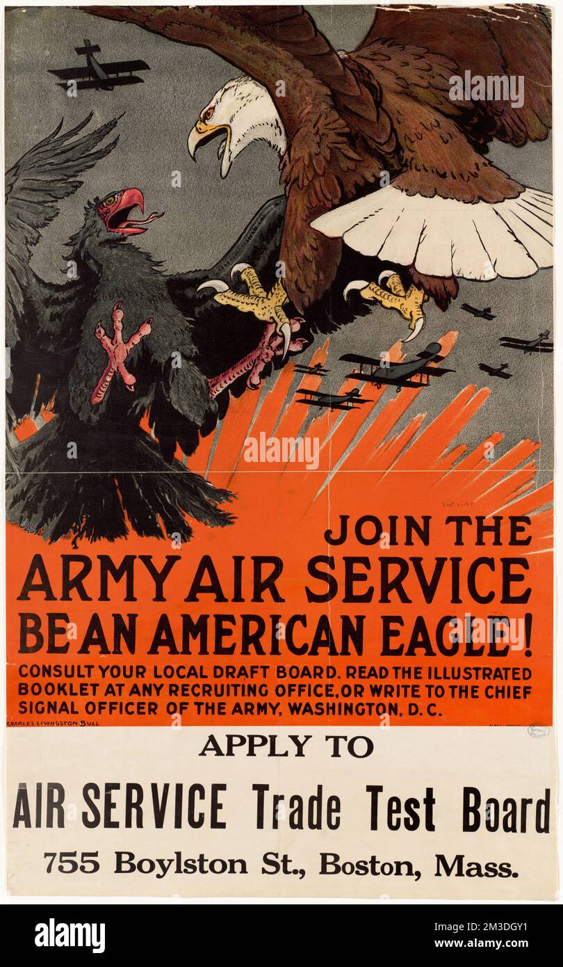 Military propaganda poster air hi-res stock photography and images - Alamy